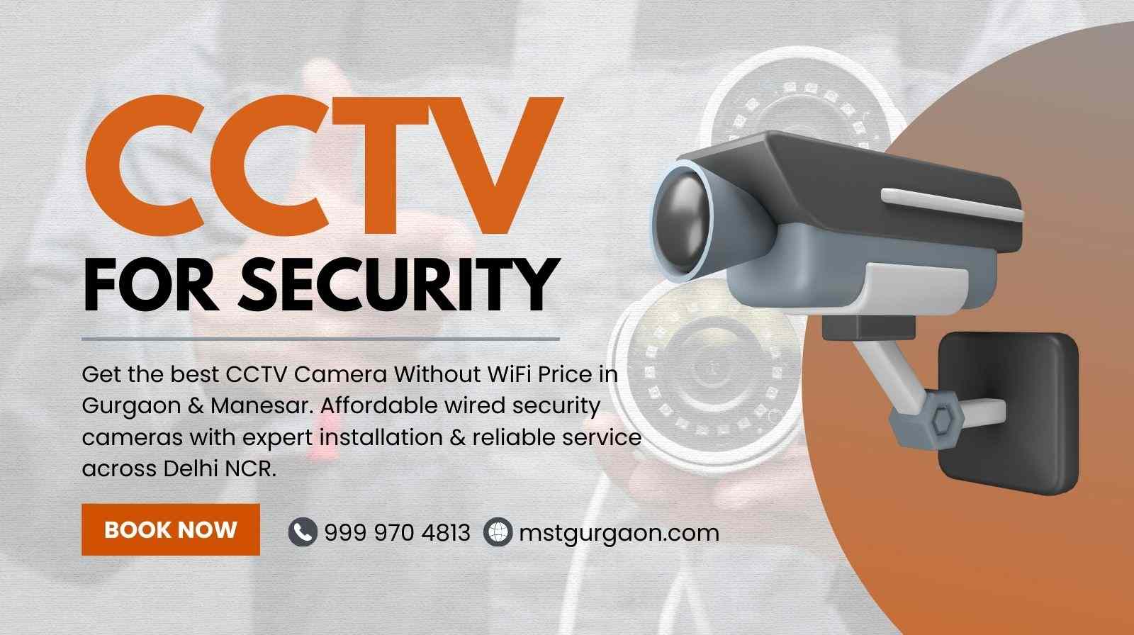 #1 Best CCTV Camera Without WiFi Price in Gurgaon, Delhi NCR