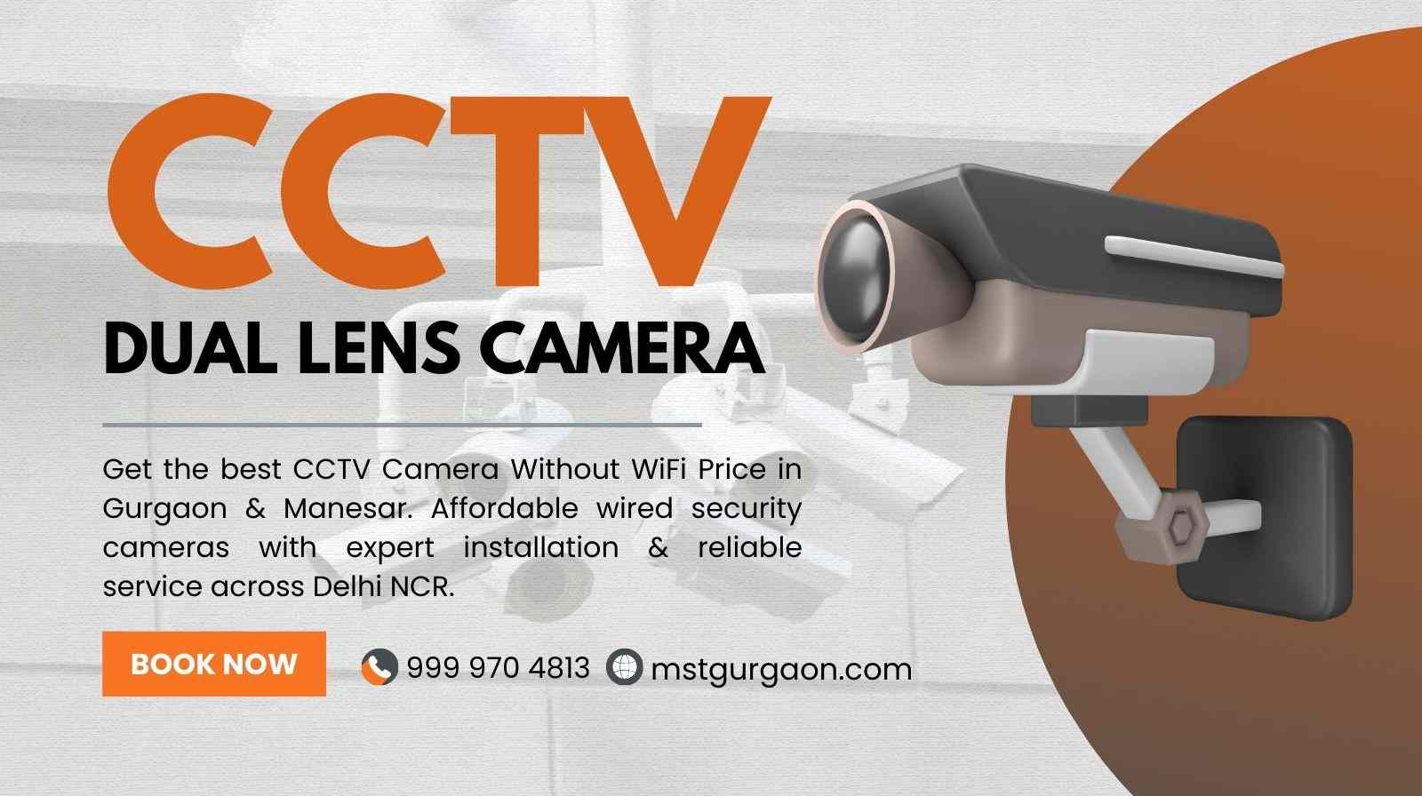 #1 Dual Lens CCTV Camera in Gurgaon | Delhi NCR at Low Price