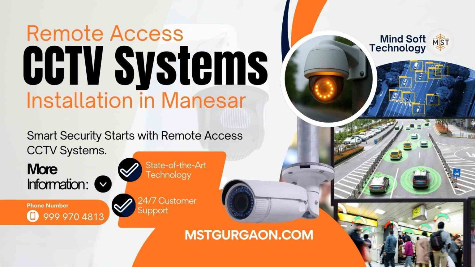 #1 Best Commercial CCTV Camera Installation in Manesar - MST